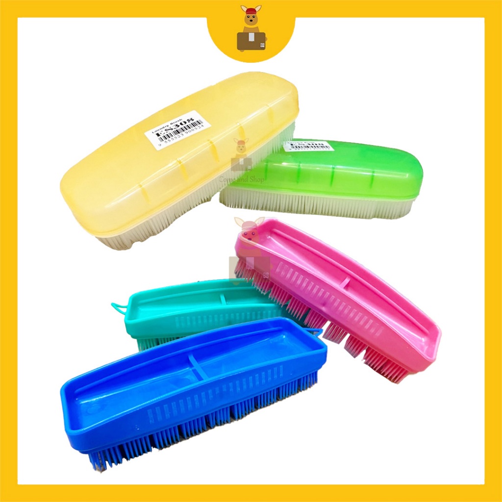 Clothes Laundry Plastic Brush Multipurpose Washing Durable Berus Baju ...