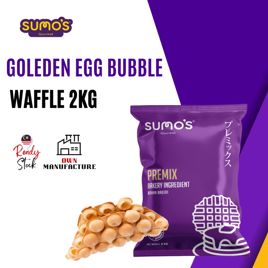 Sumo's Golden Egg Bubble Premix Flour 2kgs Halal | Shopee Malaysia