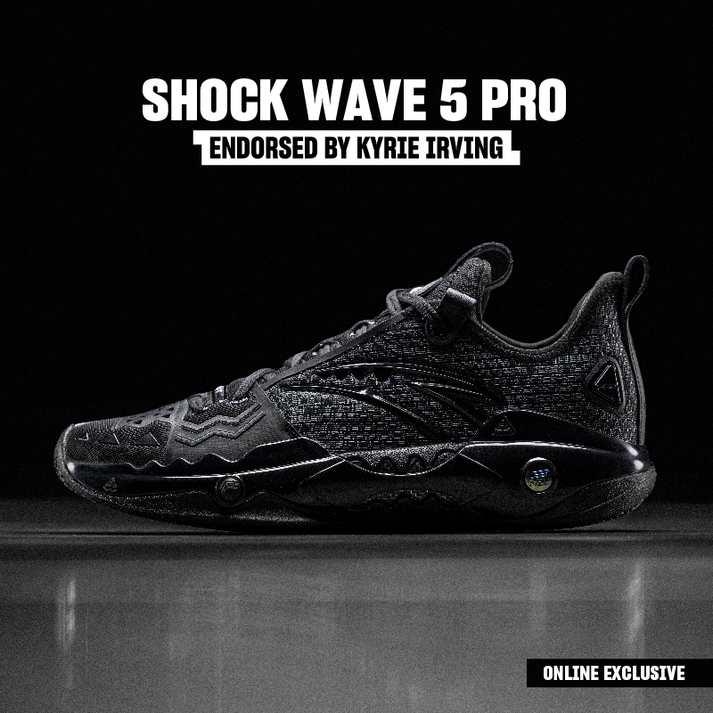 ANTA Shock Wave 5 PRO Basketball Shoes 812331111S-1 - Endorsed by Kyrie ...