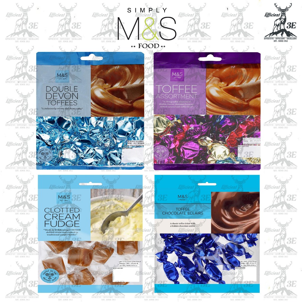 M&S Marks & Spencer 🌟Double Devon Toffees/ Toffee Assortment/ Clotted ...