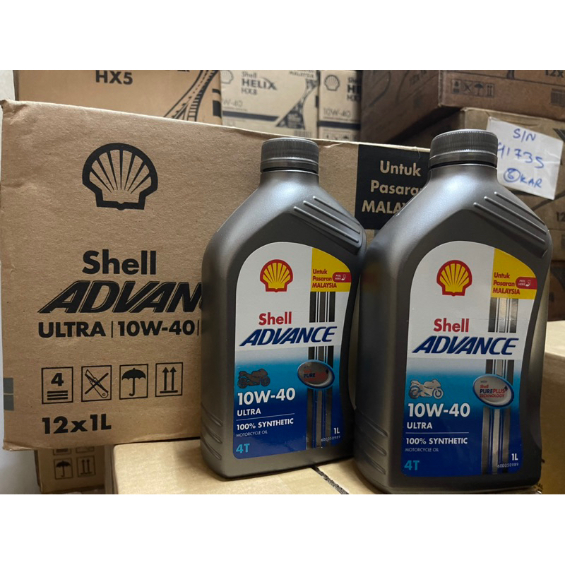 SHELL Advance ULTRA 15W-50/10W-40/5W-40Scooter (100% original Shell ...