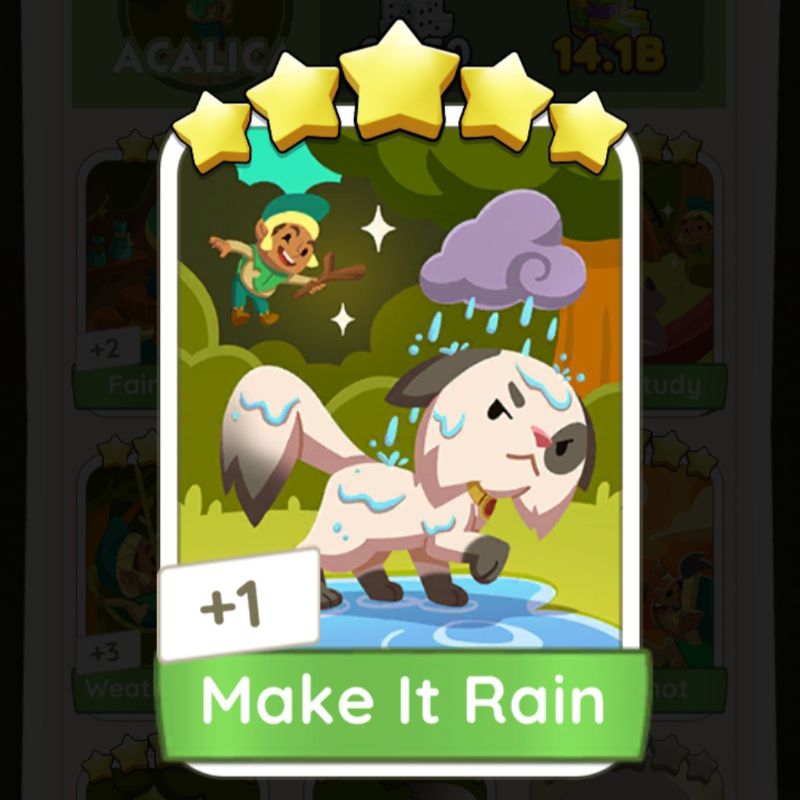 MONOPOLY GO MAKE IT RAIN 5 STAR STICKER MURAH | Shopee Malaysia