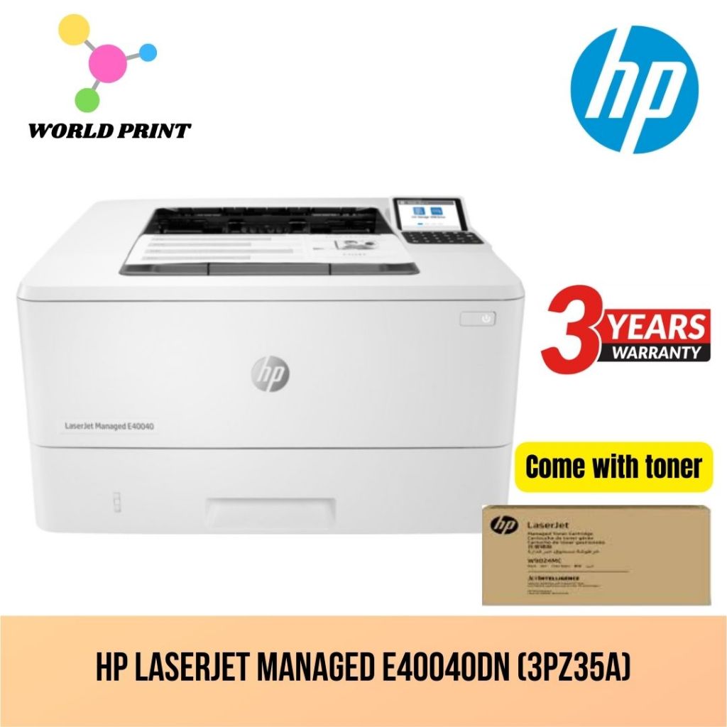 HP LaserJet Managed E40040dn (3PZ35A) - Same as M404dn / M406dn ...