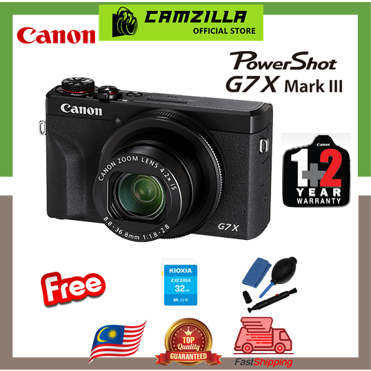 Canon PowerShot G7 X Mark III & G7X Mark III & G7X Mark 3 G7xiii Digital Camera-Canon Malaysia 1 ...