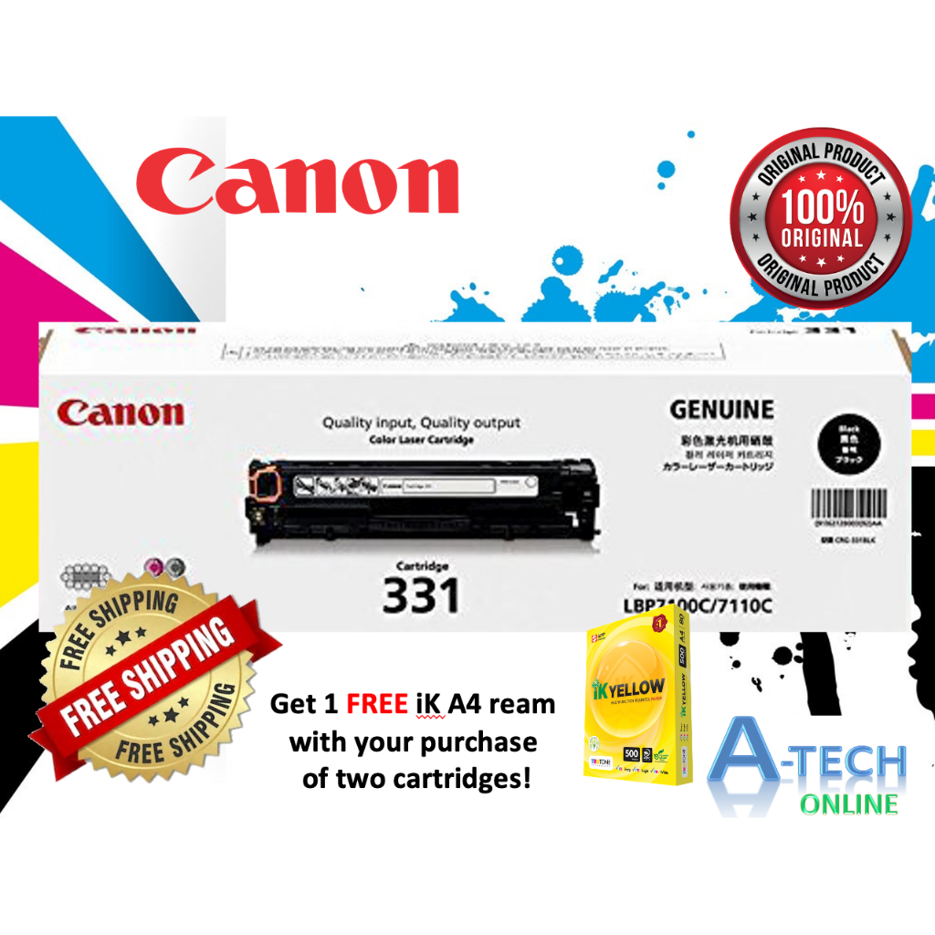 Canon 331 Original Colour Toner (Black) | Shopee Malaysia