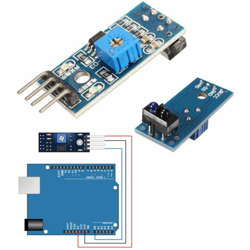 TCRT5000 IR Infrared Obstacle Avoidance Track Sensor Module for Arduino | Shopee Malaysia