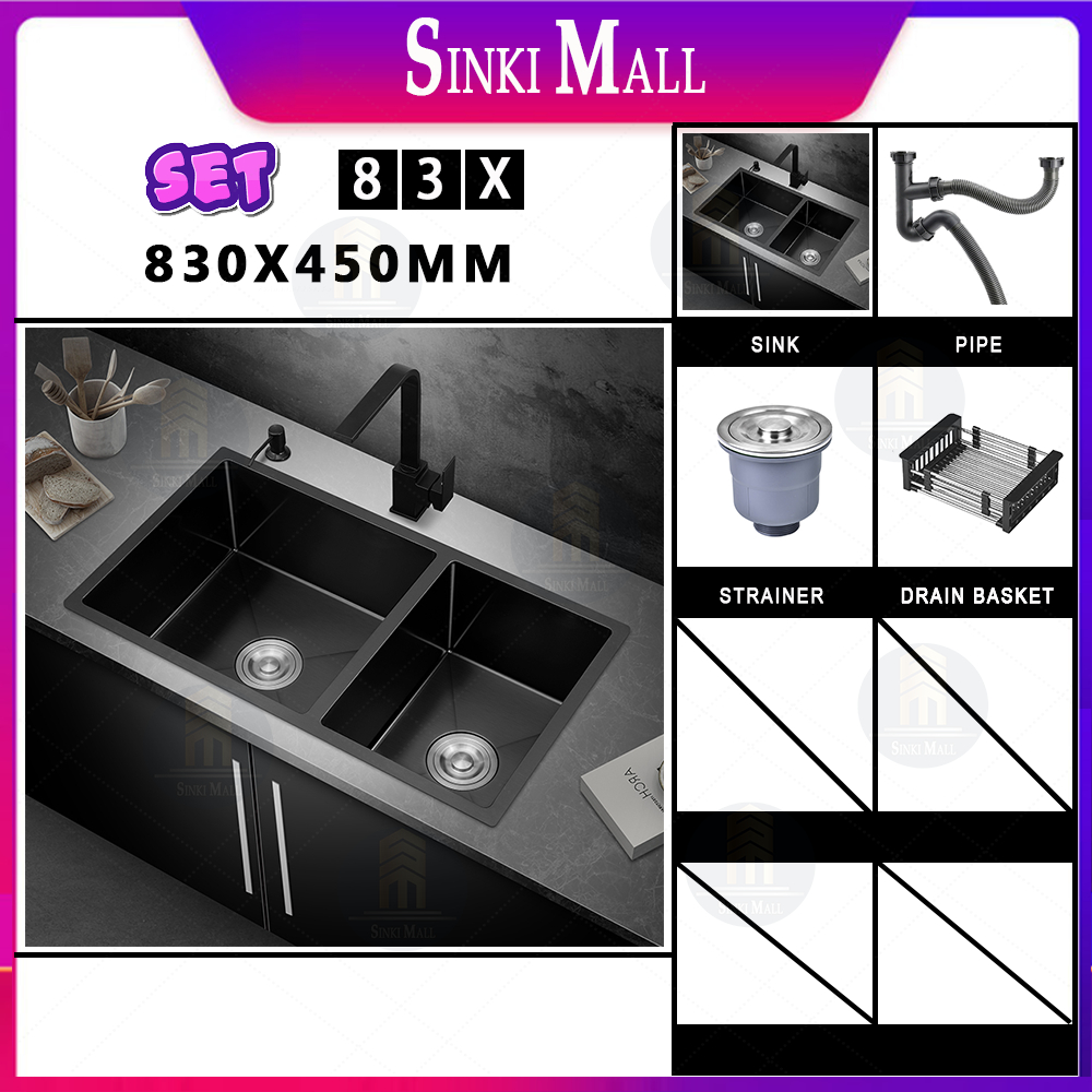 Kitchen Sink Bowl Single Double sinki dapur sinki stainless steel ...