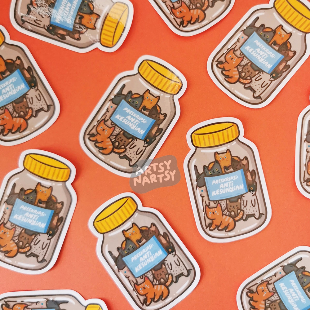 Waterproof/Vinyl Sticker Flake - Ubat Galau | Shopee Malaysia