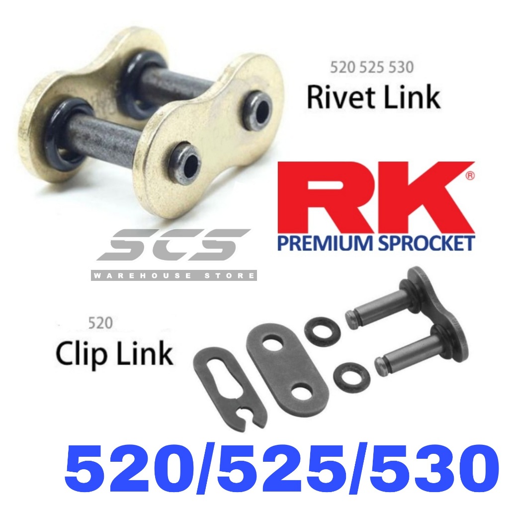 RK Connecting Link Joint Chain 428 520 525 530 Oring Xring O-Ring X ...