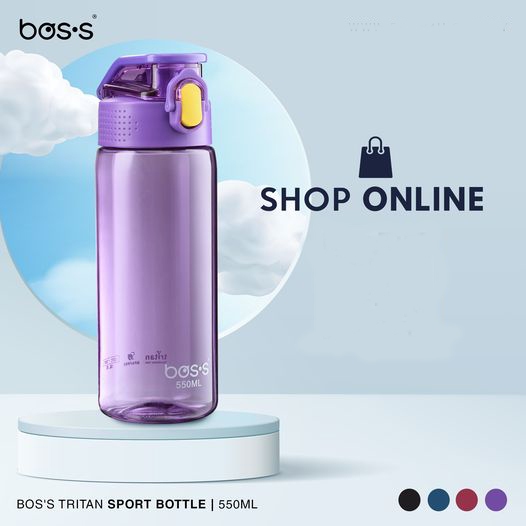 BOSS LAVA DRINKING WATER BOTTLE TRITAN WATER BOTTLE HEAT RESISTANCE ...
