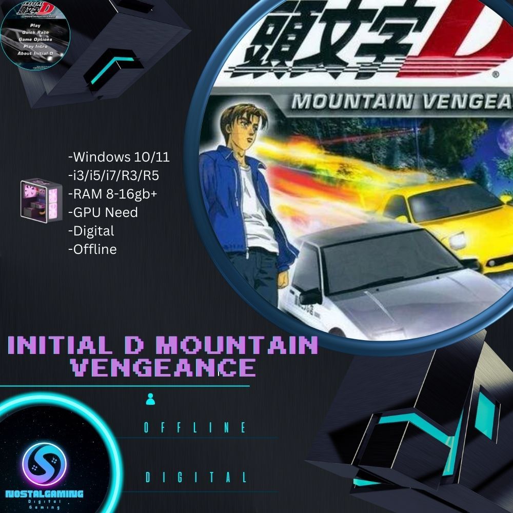 [Pc Game] [Digital] Initial D Mountain Vengeance | Shopee Malaysia