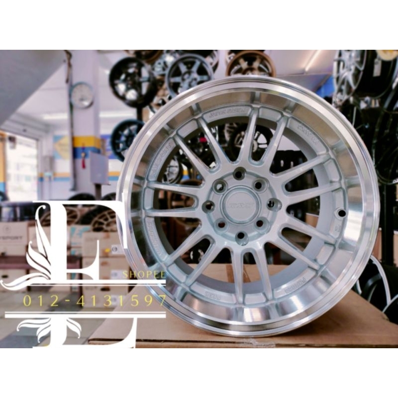 NEW SPORT RIM 15 INCH RE30 RM780 4PC RIM PERSONA SAGA MYVI VIOS (KENA ...
