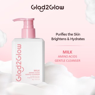 Glad2Glow Milk Amino Acid Gentle Cleanser Face Wash 80ml pencuci muka ...