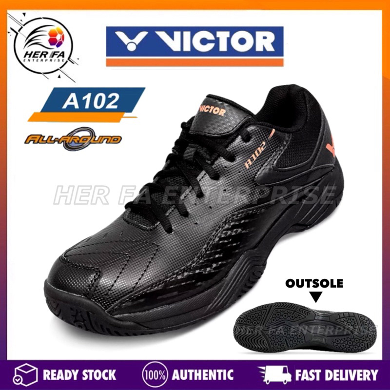 VICTOR A102 Unisex Badminton Shoes Wide Fit All Around Series 100 ...