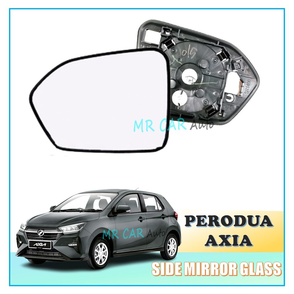 PERODUA AXIA 2023 SIDE MIRROR GLASS (ORIGINAL) | Shopee Malaysia