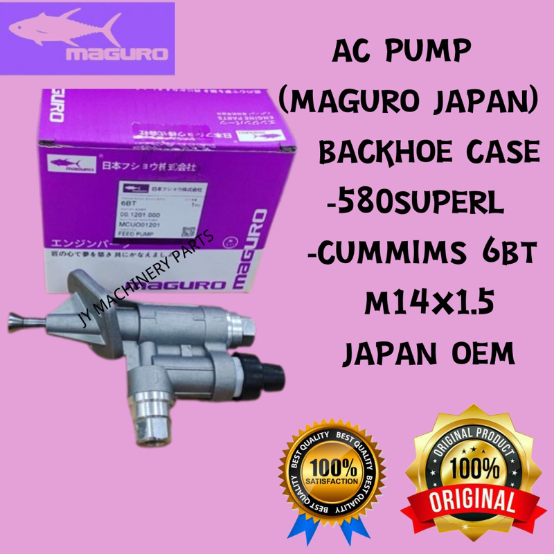 AC PUMP 580SUPERL MAGURO JAPAN CUMMINS 6BT M14X1.5 HIGH QUALITY PARTS ...