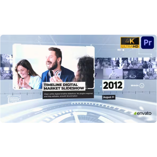 [Adobe Premiere Pro][ADD ON] Corporate Timeline Marketing Slideshow ...