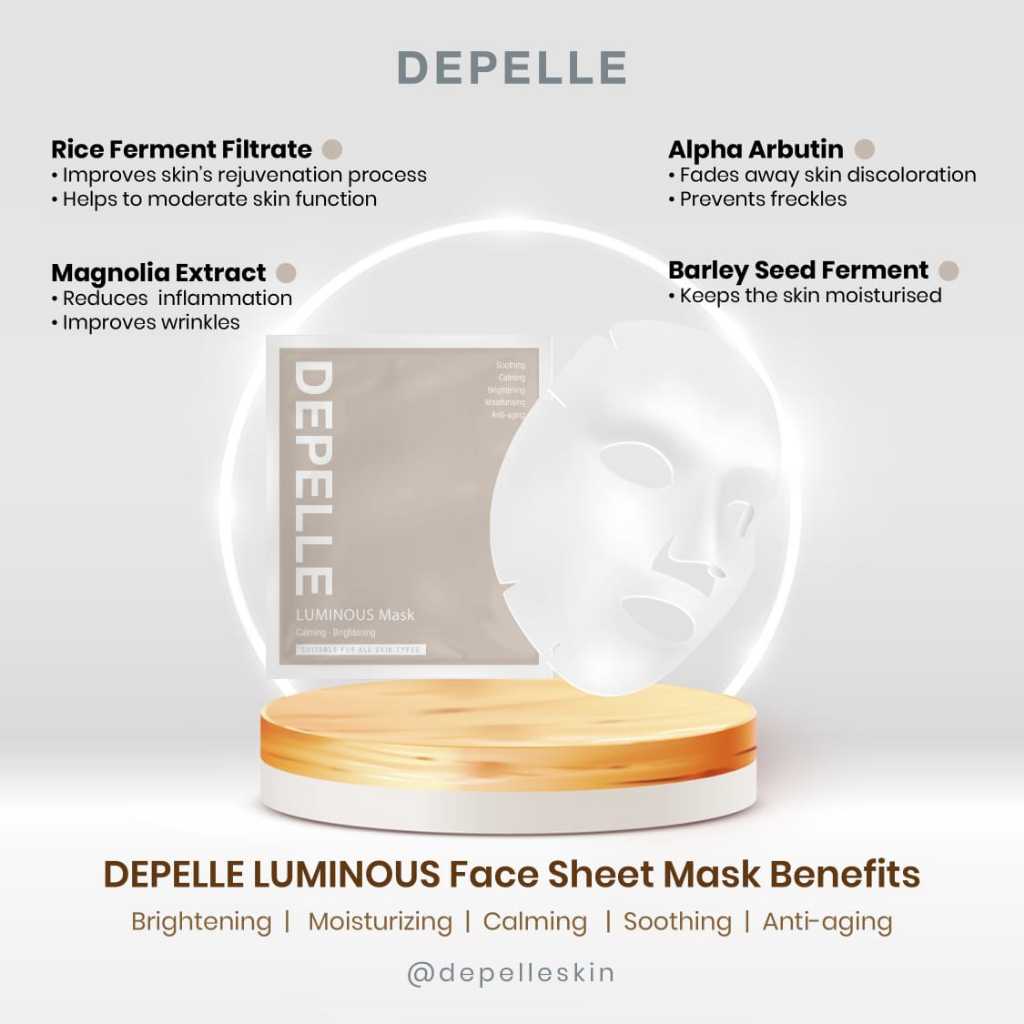 LSM - Luminous Sheet Mask Bundles (5 Sachets / Box) | Shopee Malaysia