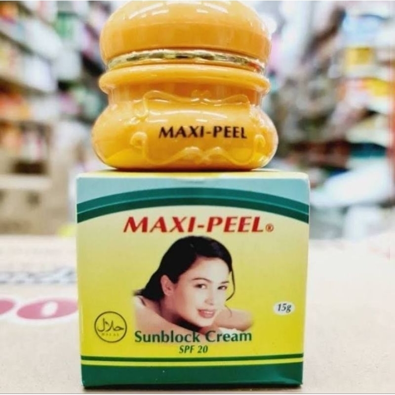 Maxi-peel Sunblock Cream spf20 (15g) | Shopee Malaysia