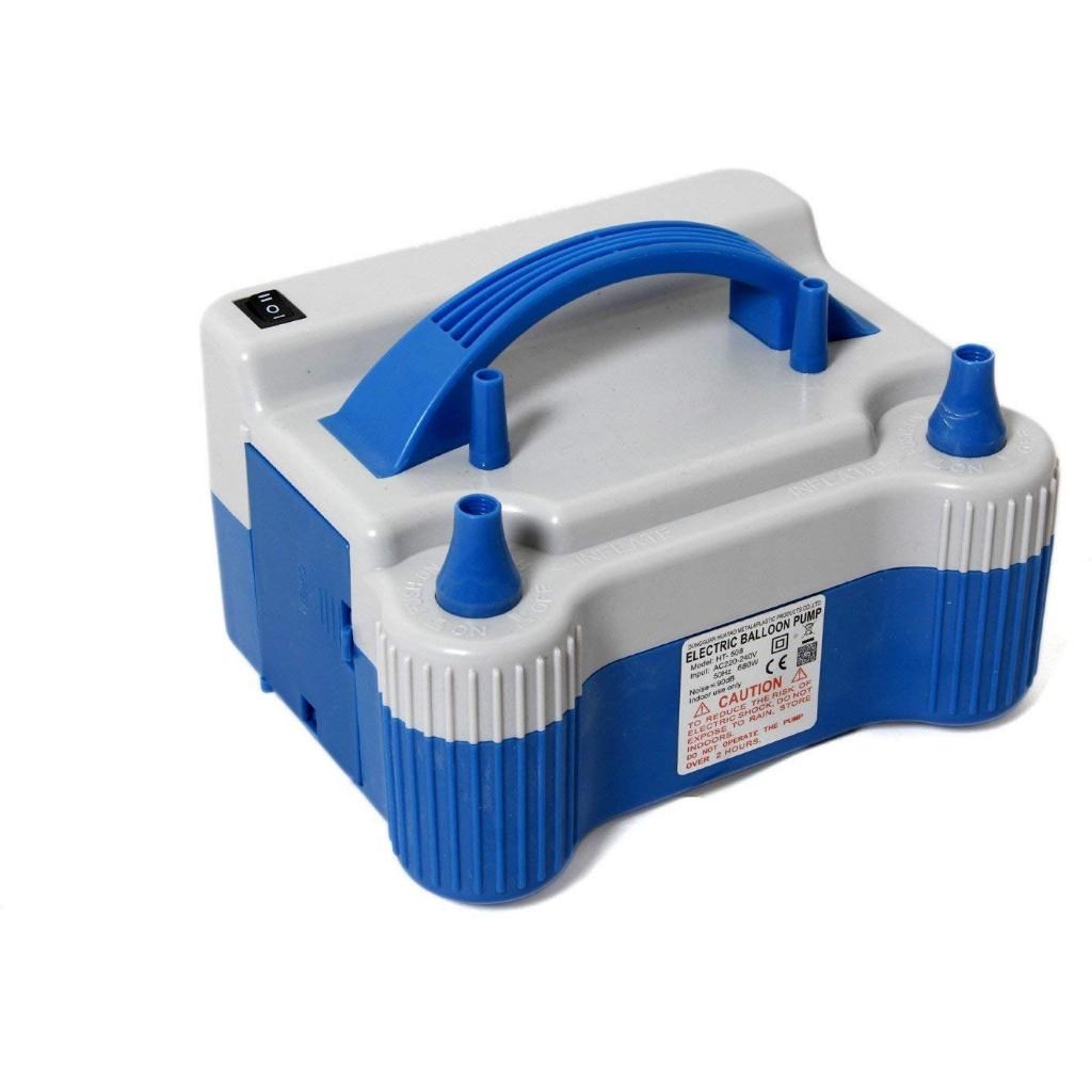 Portable Balloon Pump- Powerful Electric Air Blower Dual Nozzle Balloon ...