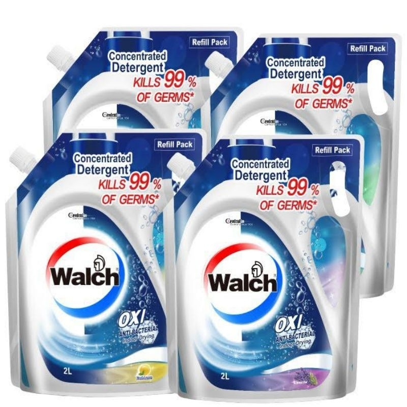 Walch OXI Clean Anti-Bacterial Concentrated Detergent 2Litre (Refill ...