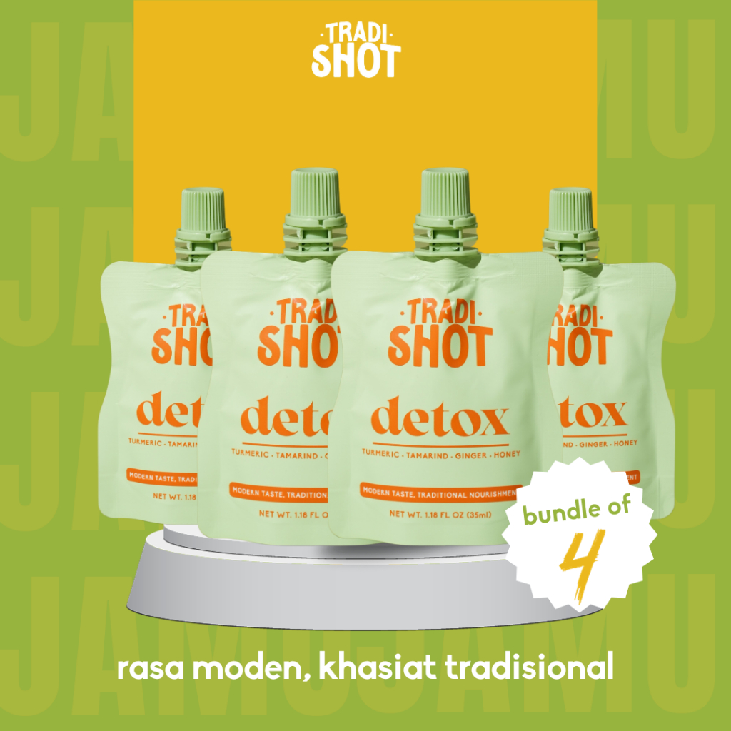 Bundle of 4: Tradishot Detox Juice (28 sachets x 35ml) | Shopee Malaysia