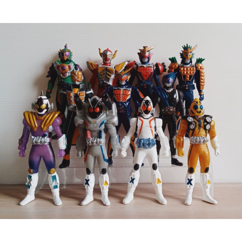 PRELOVED KR Kamen Rider Heisei 6.5 inch Soft Vinyl Sofubi Figure Fourze I Wizard I Gaim | Shopee ...