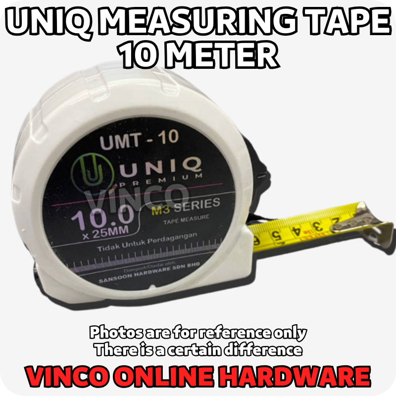 UNIQ Premium Measuring Tape 10 Meter M3 Series UMT-10 | Shopee Malaysia