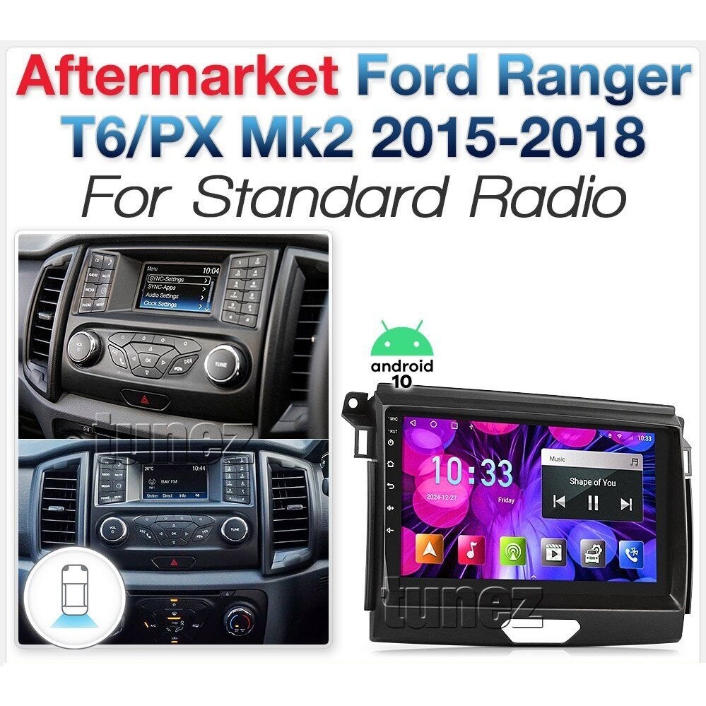 (USED) 9" Android Auto CarPlay For Ford Ranger T6 PX 2015-2019 Mk2 SYNC ...