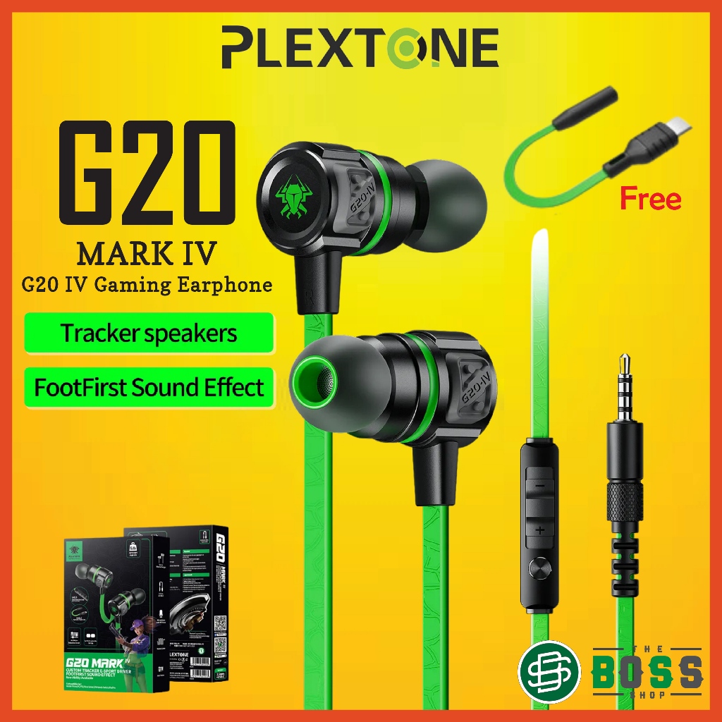 PLEXTONE Upgrade [FOOT FIRST] G20 Mark IV Noise Reduction Magnet In-Ear ...