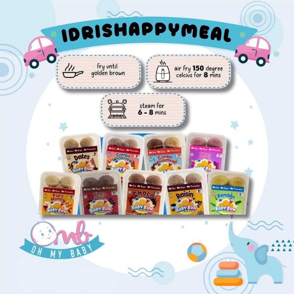 [FROZEN FOOD] IDRIS HAPPY MEAL - FRIED BUN 10-12months+ | Shopee Malaysia