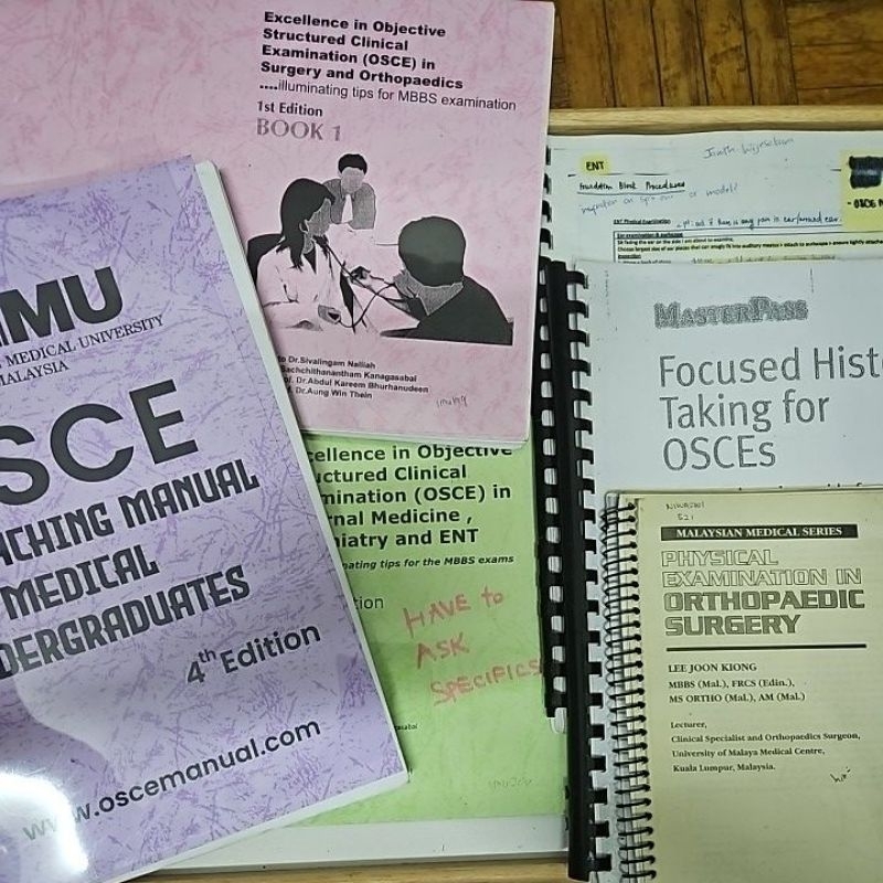 [Photocopy] OSCE Objective Structured Clinical Examination texbooks ...