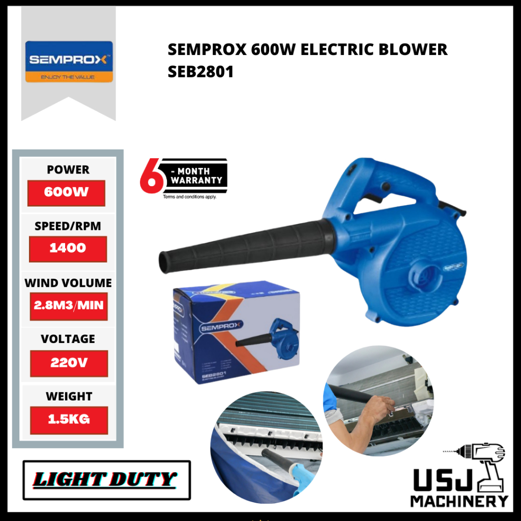 SEMPROX 600W Industrial Electric Blower SEB2801 | 6 Months Warranty ...