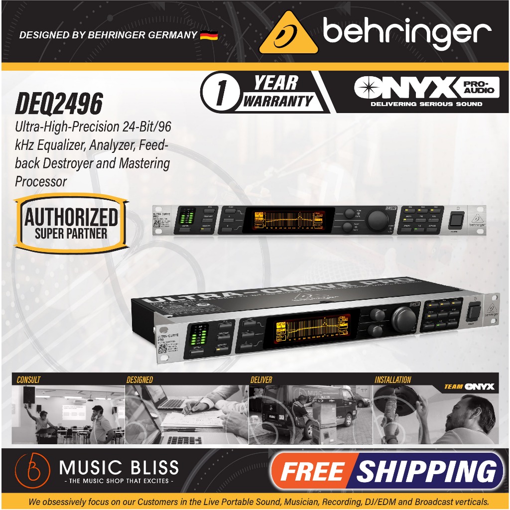 Behringer Ultra-Drive Pro DCX2496 Loudspeaker Management System (DCX ...
