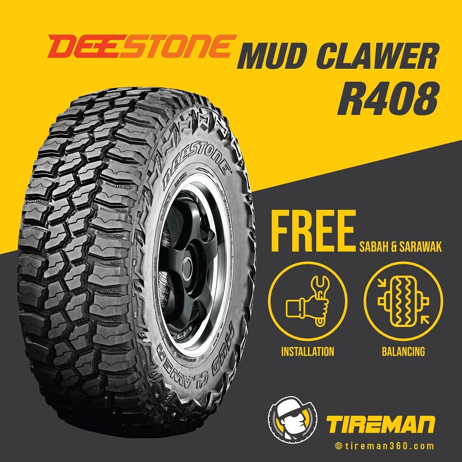 Deestone Mclawer R408 MT 31x10.5R15 265/65R17 Inch Tayar Tire (FREE ...