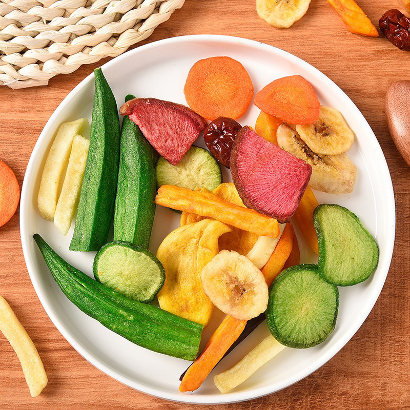 【HALAL READY STOCK】Dried 18 Types of Fruits & Vegetables 18种果蔬干脆 ...