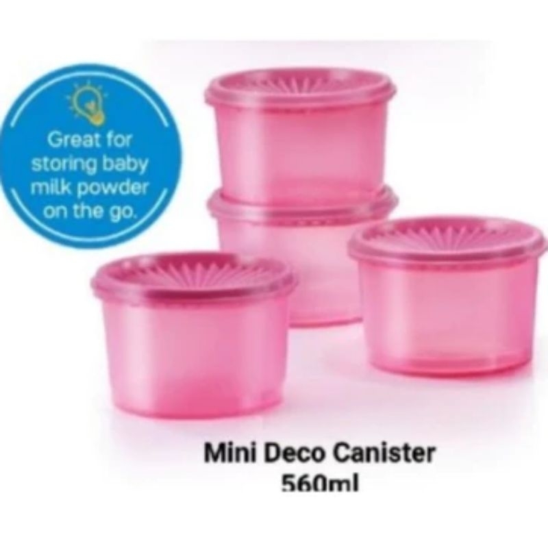 Tupperware Mini Deco Canister Set 600ml / 560ml | Shopee Malaysia
