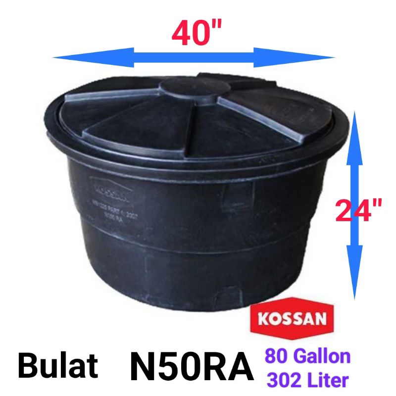 Poly Tangki Poly Tank Kossan(N50 80G)(N70 100G) SIRIM | Shopee Malaysia