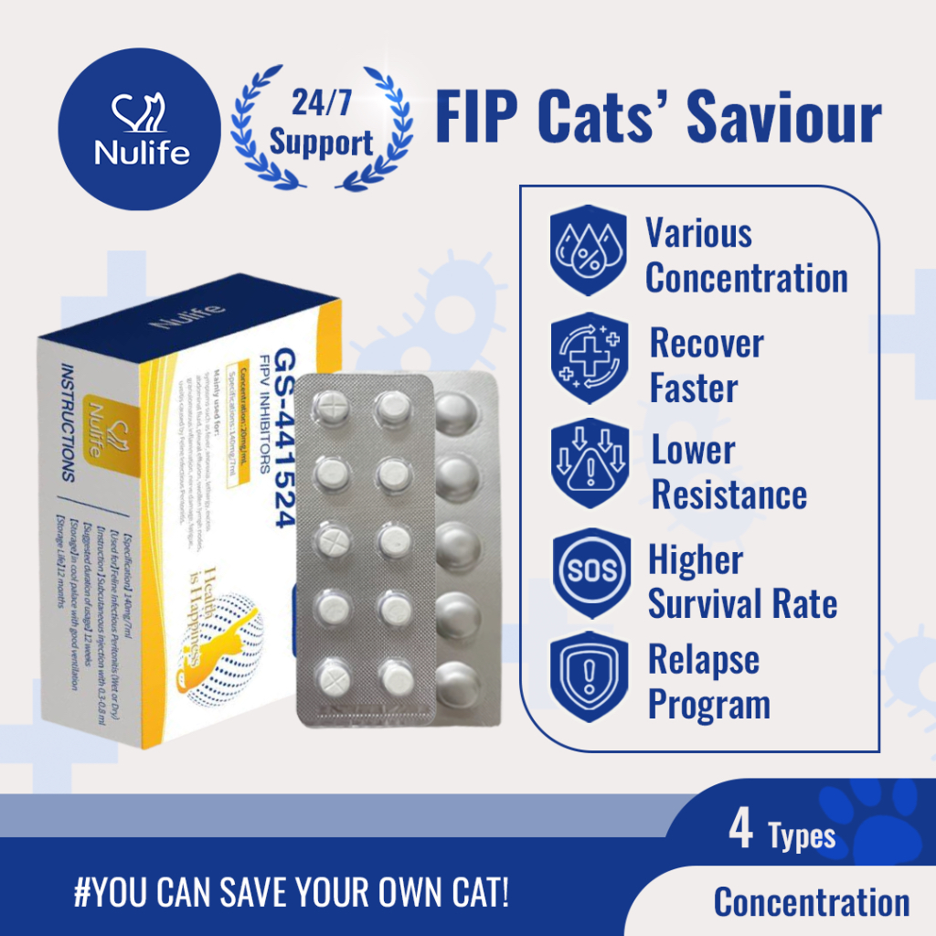 Predator Raw Life Nulife FIP Cat Medicine for Jaundice FIP FIPV ...