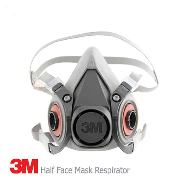 3M 6200 HALF FACE MASK RESPIRATOR WITHOUT CARTRIDGE 2091 / 6001 / 6003 ...