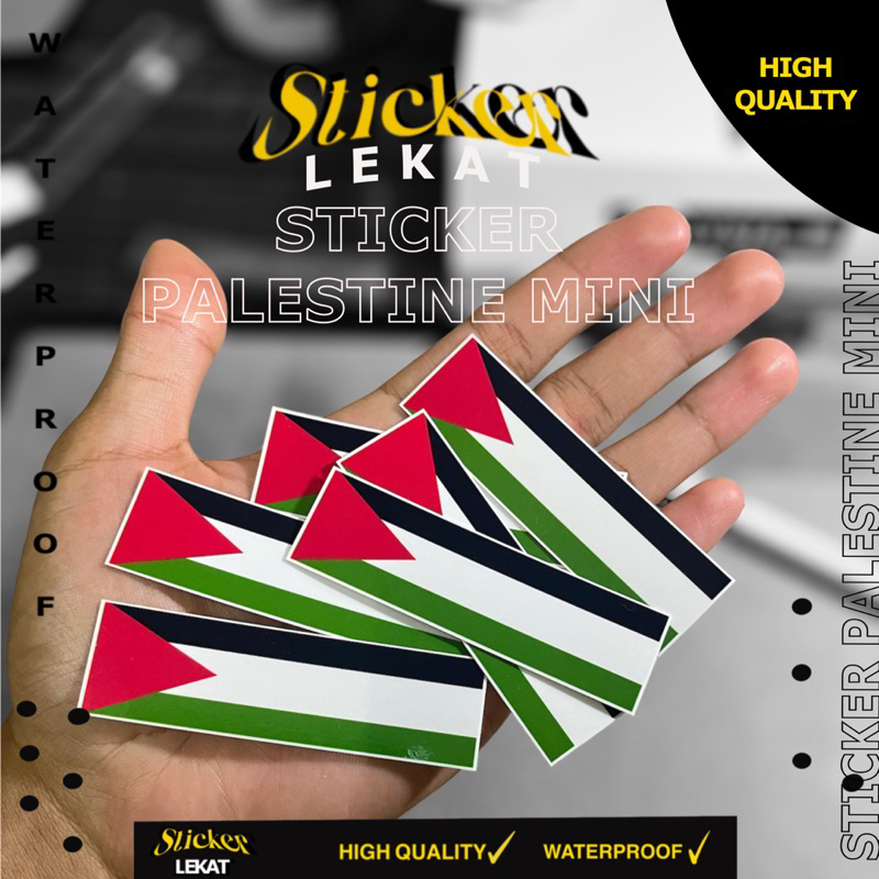 STICKER BENDERA PALESTINE MINI (HIGH QUALITY) WATERPROOF | Shopee Malaysia