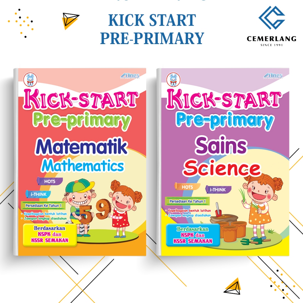Kickstart Pre-Primary ( 2 Subjek ) - Kindergarten / Primary | Shopee Malaysia