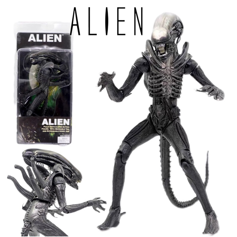 OEM 17cm Classic Alien Movable Joint Action Figures Series Collectibles ...