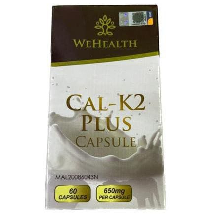 Wehealth Cal-K2 Plus 650mg 60 Capsules | Shopee Malaysia