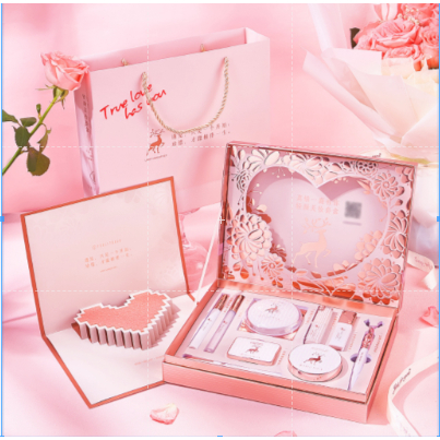 🍂现货🍂一鹿有你礼盒 初学者 化妆品全套 化妆品礼盒 Yilu Youyou Gift Box Beginner Cosmetics Full Set Cosmetics Gift Box ...