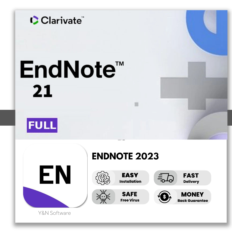 EndNote 21.2 Latest Update 2023 Lifetime For Win & McOS | Shopee Malaysia