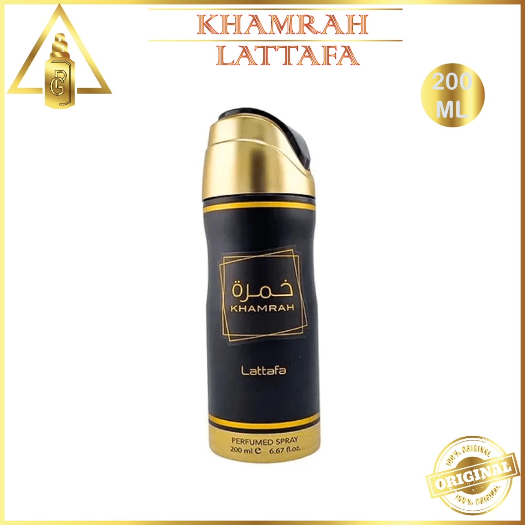 KHAMRAH BY LATTAFA 200ML EAU DE PERFUME BODY SPRAY 100% ORGINAL ...