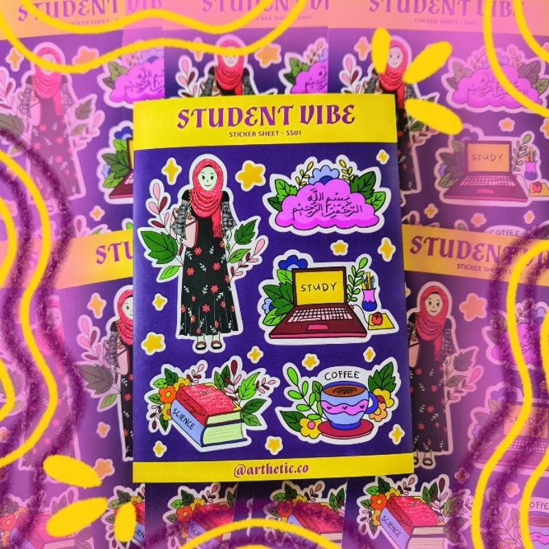 Sticker Student, Islamic Sticker, Student journaling, Deco Sticker ...
