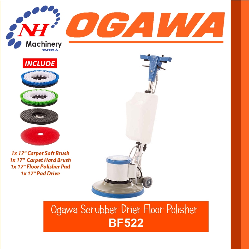 OGAWA BF522 - FLOOR SCRUBBER DRIER / POLISHER | Shopee Malaysia
