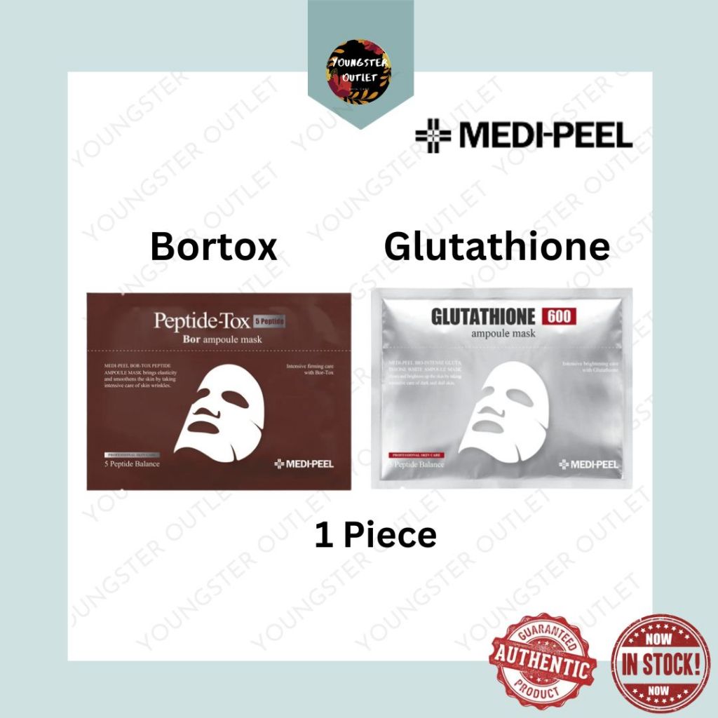 [100% Authentic] Medipeel Bortox / Glutathione Mask 1 Sheet | Shopee ...
